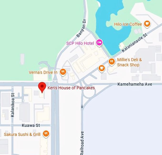 16. ken's house of pancakes map