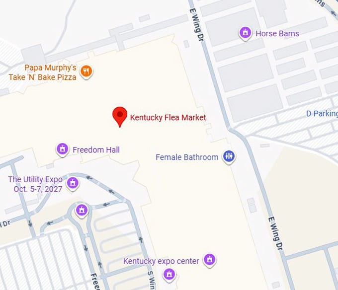 16. kentucky flea market map