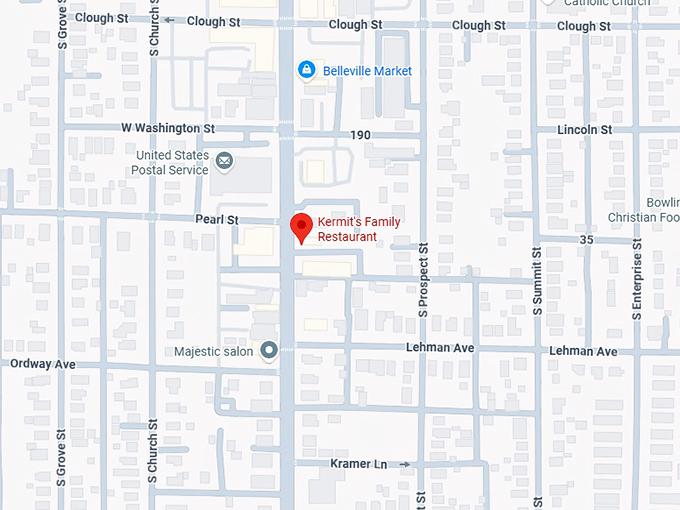 16. kermit&rsquo;s family restaurant map