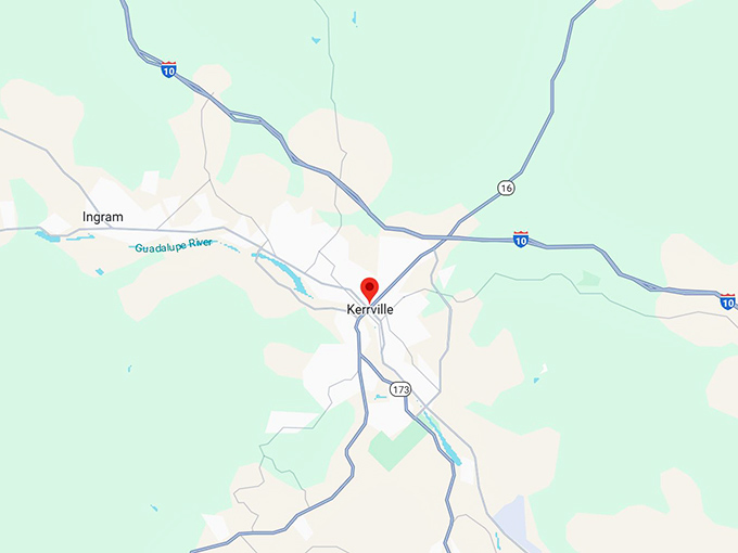 16. kerrville tx map