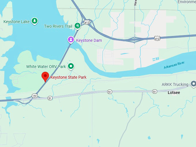 16. keystone state park map