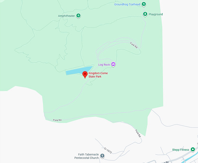 16. kingdom come state park map