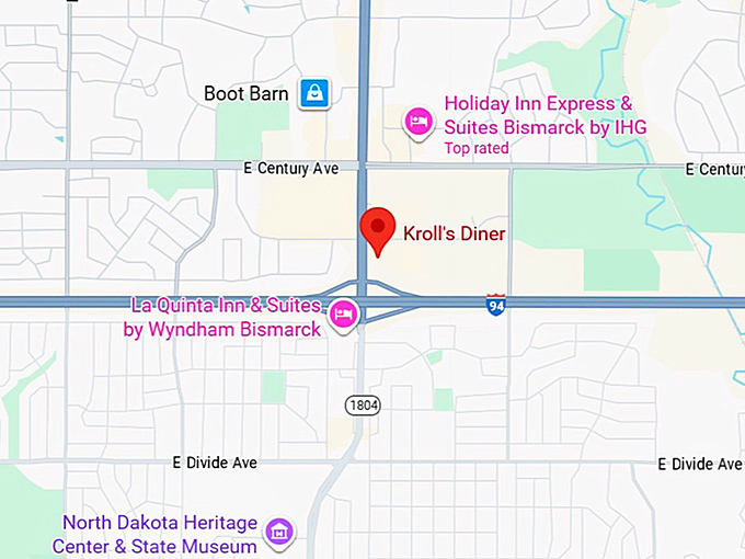 16. kroll&rsquo;s diner (2505 state st) map