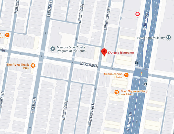 16. l&rsquo;angolo ristorante map