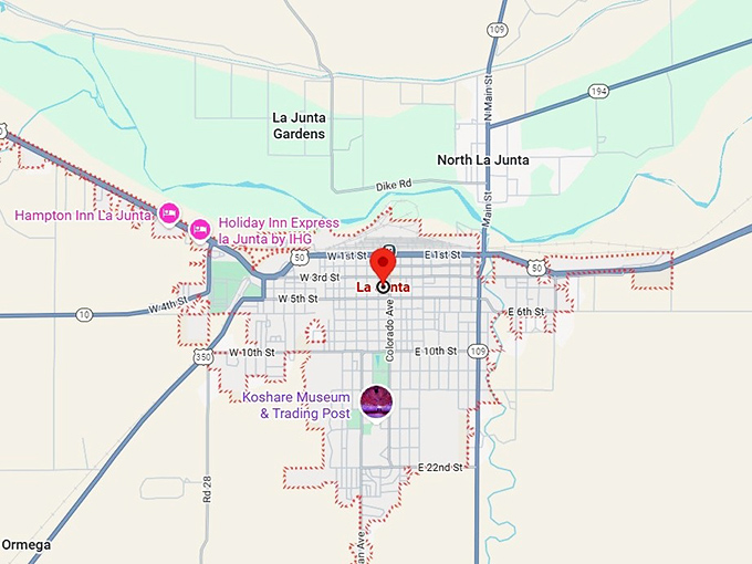 16. la junta, co map