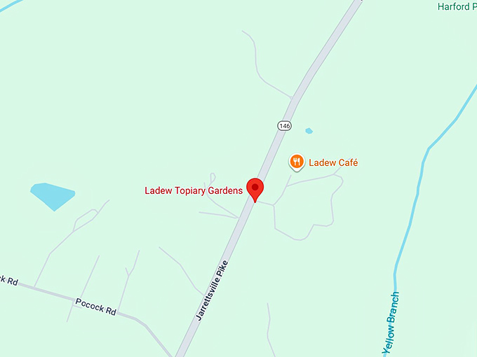 16. ladew topiary gardens map