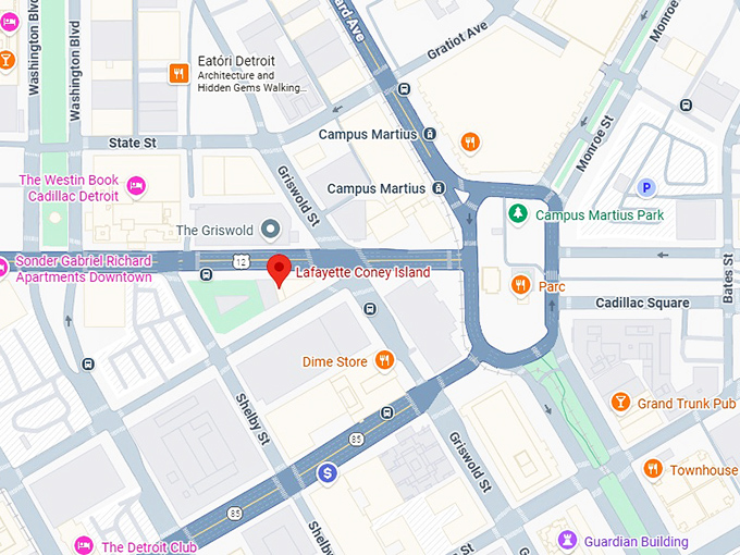 16. lafayette coney island map