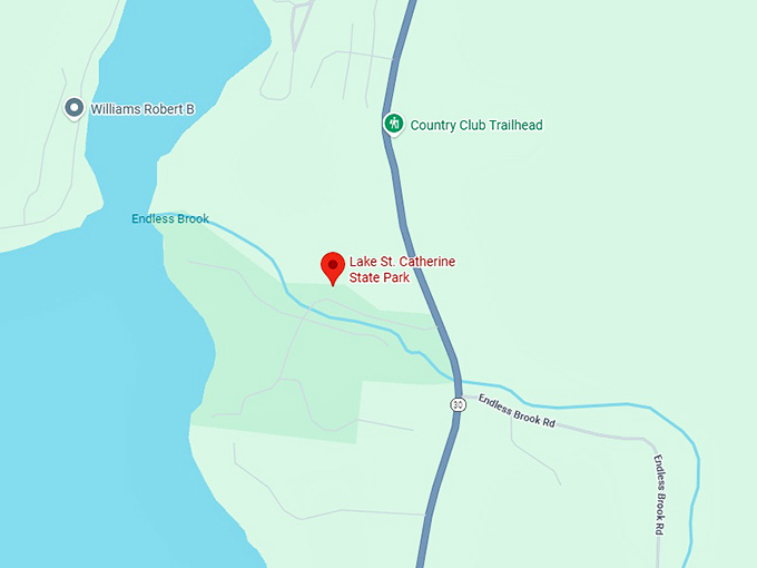 16. lake st. catherine state park map