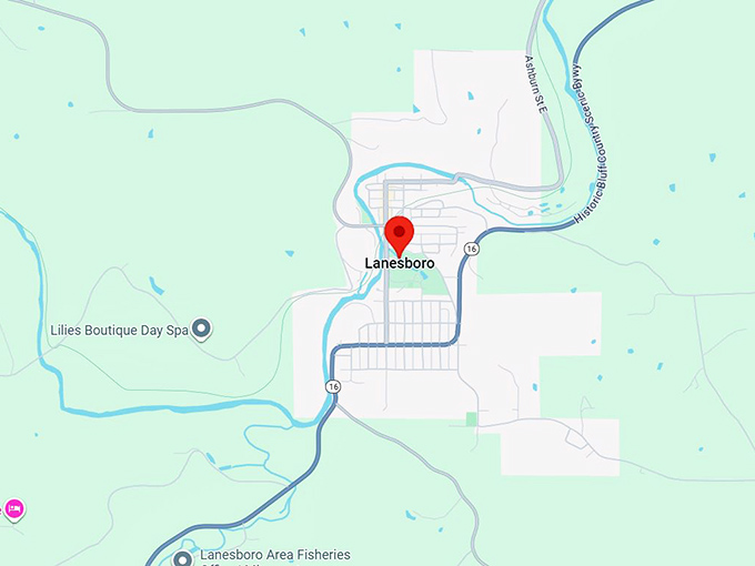 16. lanesboro mn map