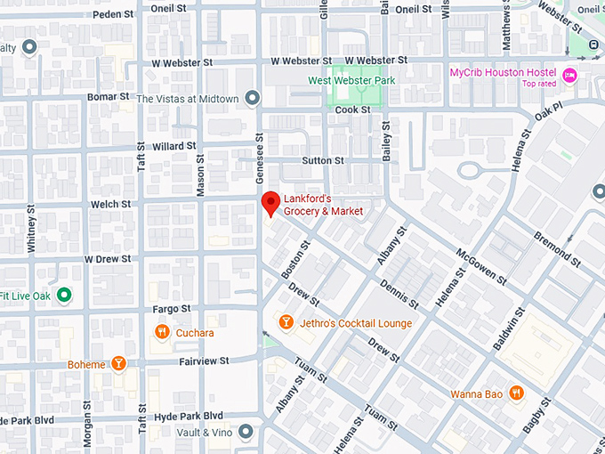16. lankford's grocery & market map