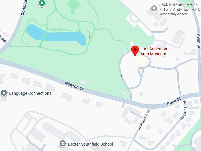 16. larz anderson auto museum map