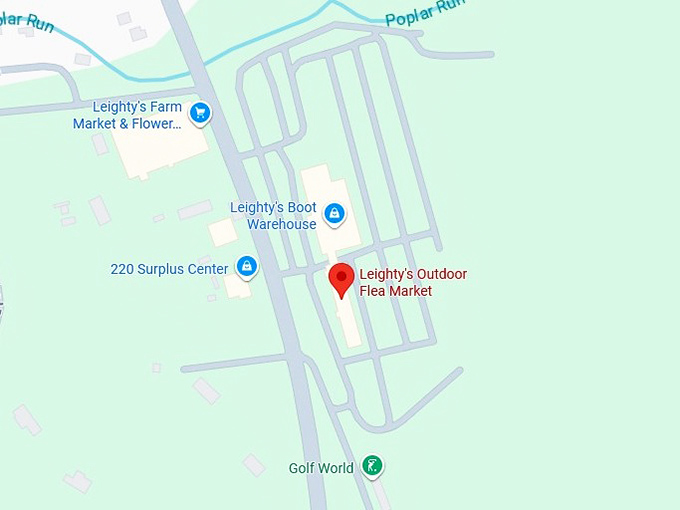 16. leighty's outdoor flea market map