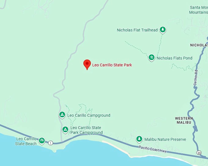 16. leo carrillo state park map