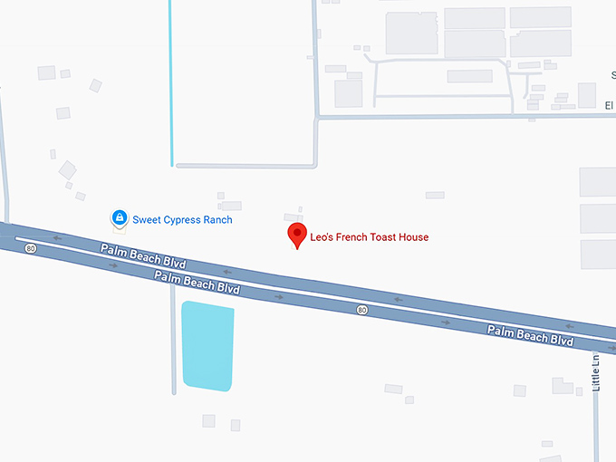 16. leo's french toast house map