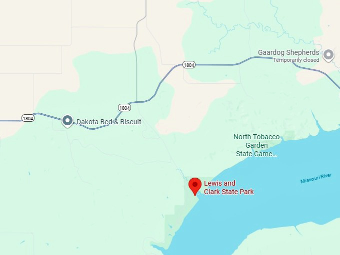 lewis and clark state park map