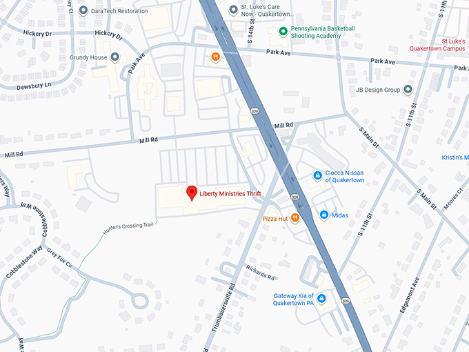 16. liberty ministries thrift (240 s west end blvd) map