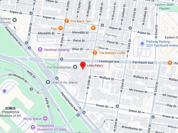 16. little pete&rsquo;s map