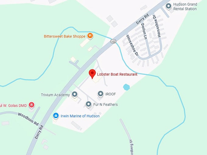 16. lobster boat restaurant map