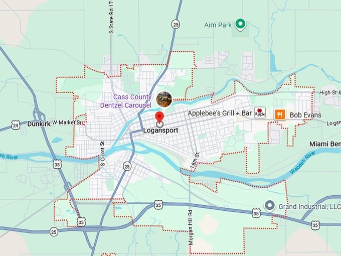 16. logansport map