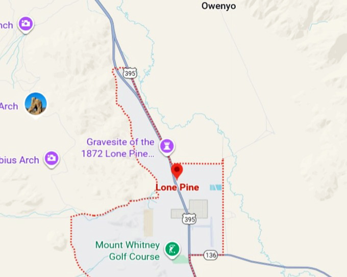 16. lone pine map