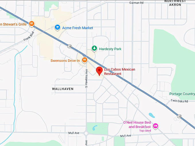16. los cabos mexican restaurant map