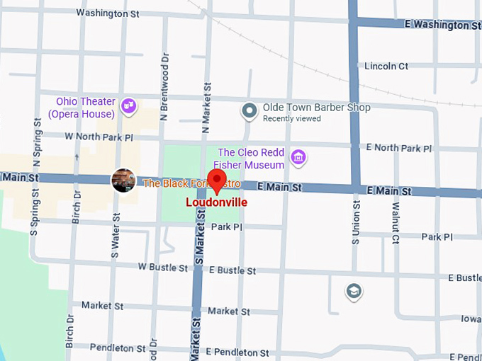 16. loudonville, ohio map