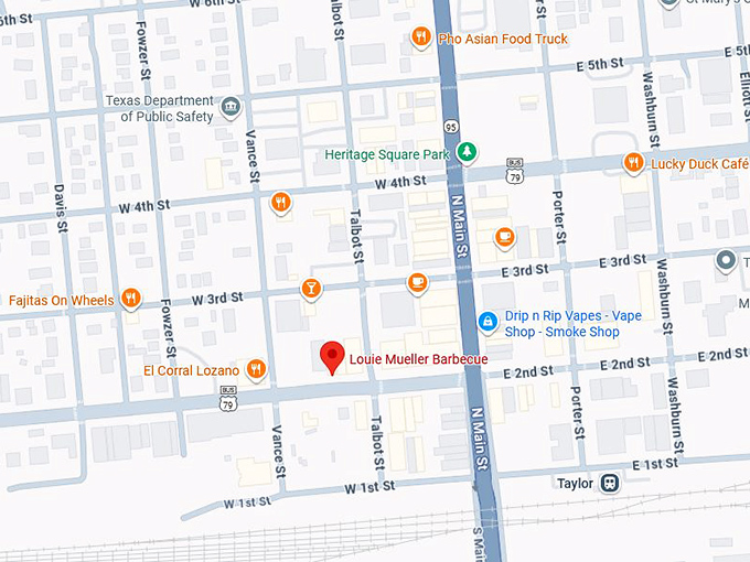 16. louie mueller barbecue map