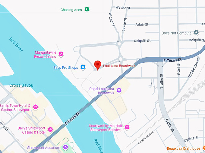 16. louisiana boardwalk map