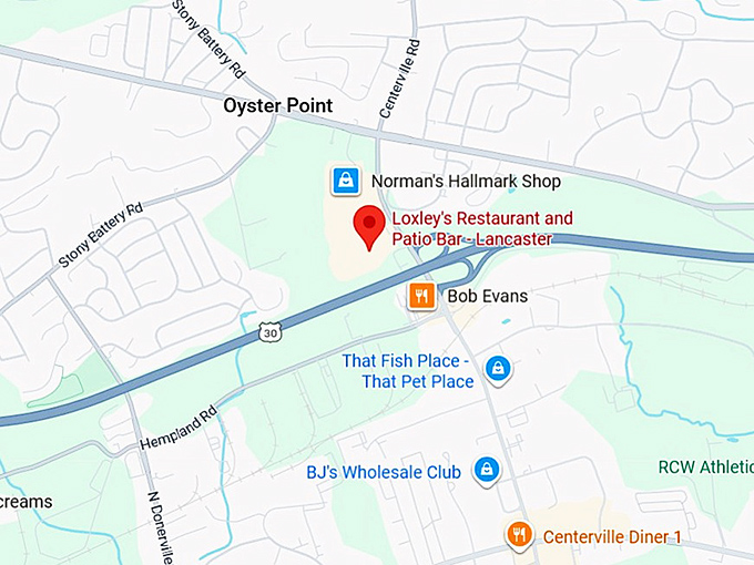 16. loxley's restaurant and patio bar lancaster map