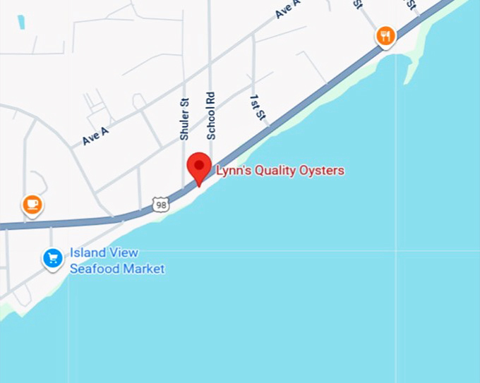 16. lynn&rsquo;s quality oysters map