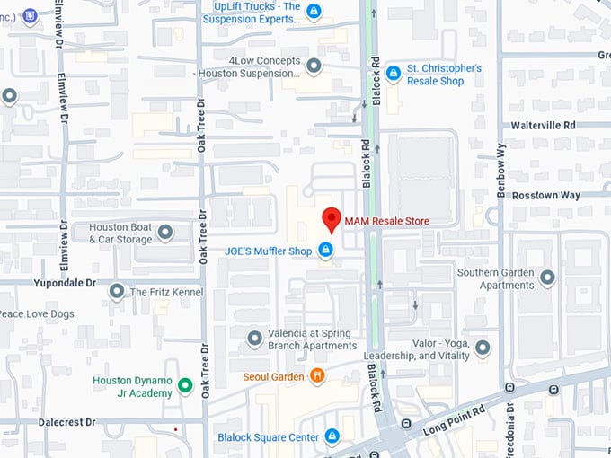 16. mam resale store 1625 blalock rd map