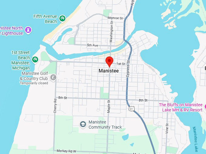 16. manistee map