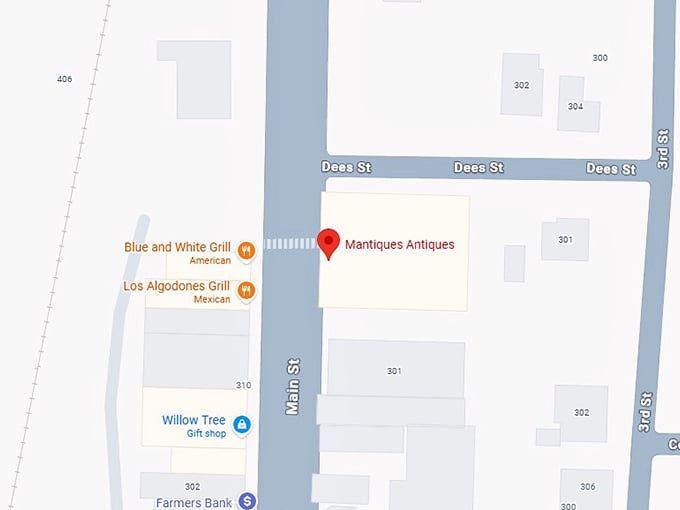 16. mantiques antiques map