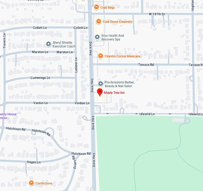 16. maple tree inn map