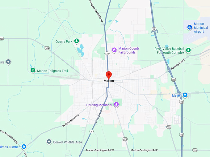16. marion oh map
