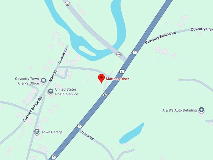 16. martha&rsquo;s diner map