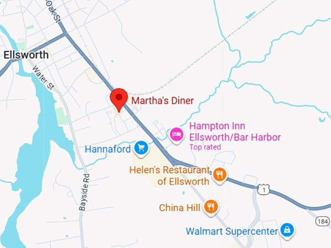 16. martha&rsquo;s diner map