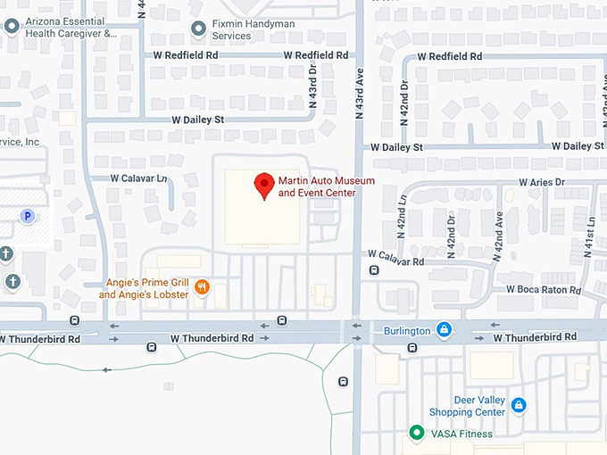 16. martin auto museum and event center map