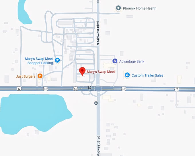 16. mary's swap meet map