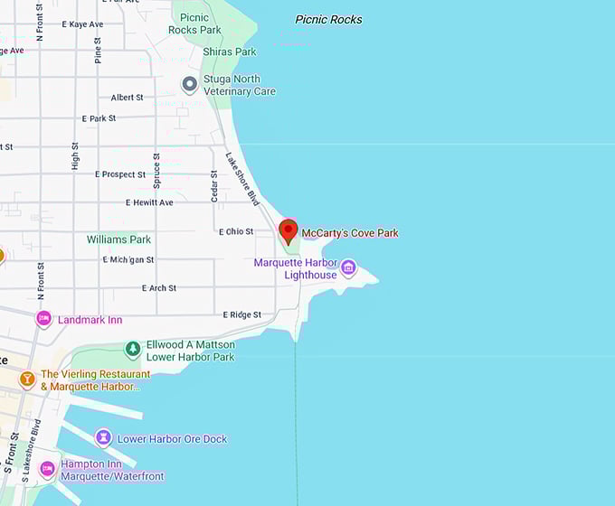 16. mccarty's cove park map