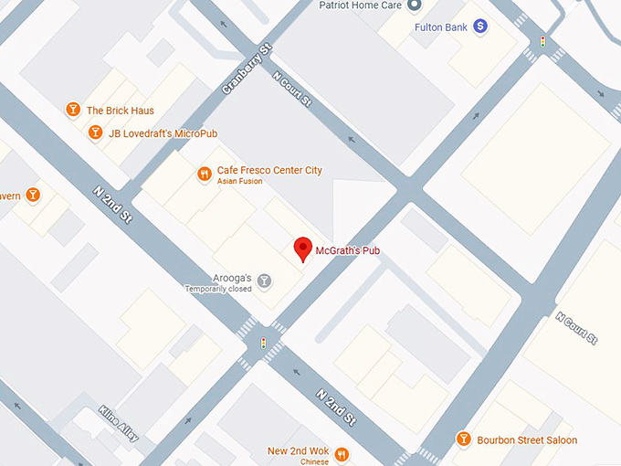 16. mcgrath&rsquo;s pub map