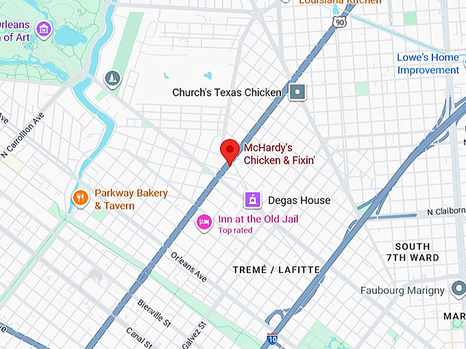 16. mchardy's chicken & fixin' map