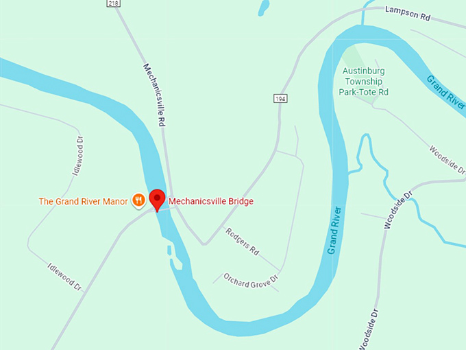 16. mechanicsville bridge map