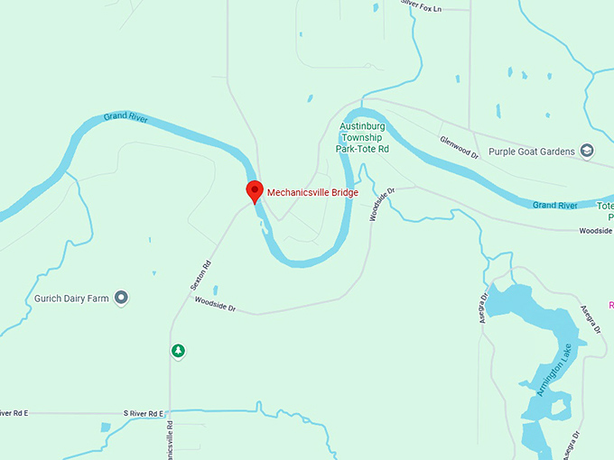 16. mechanicsville bridge map