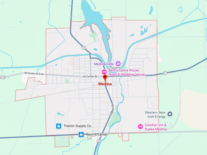 16. medina, ny map