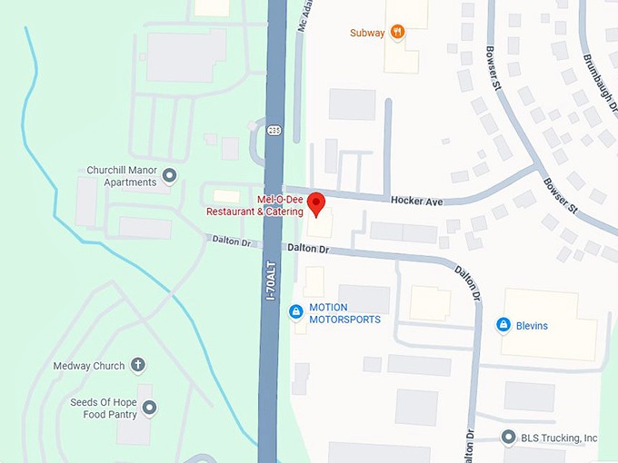 16. mel o dee restaurant & catering map