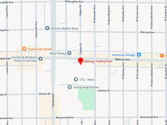 16. melrose trading post map