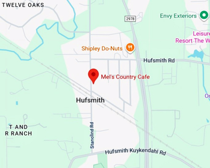 16. mel's country cafe map