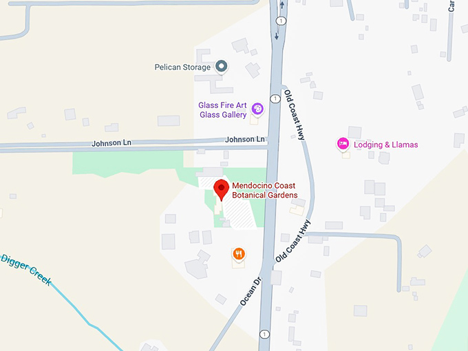 16. mendocino coast botanical gardens map