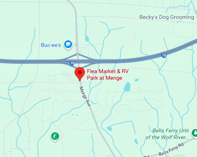 16. menge avenue flea market map